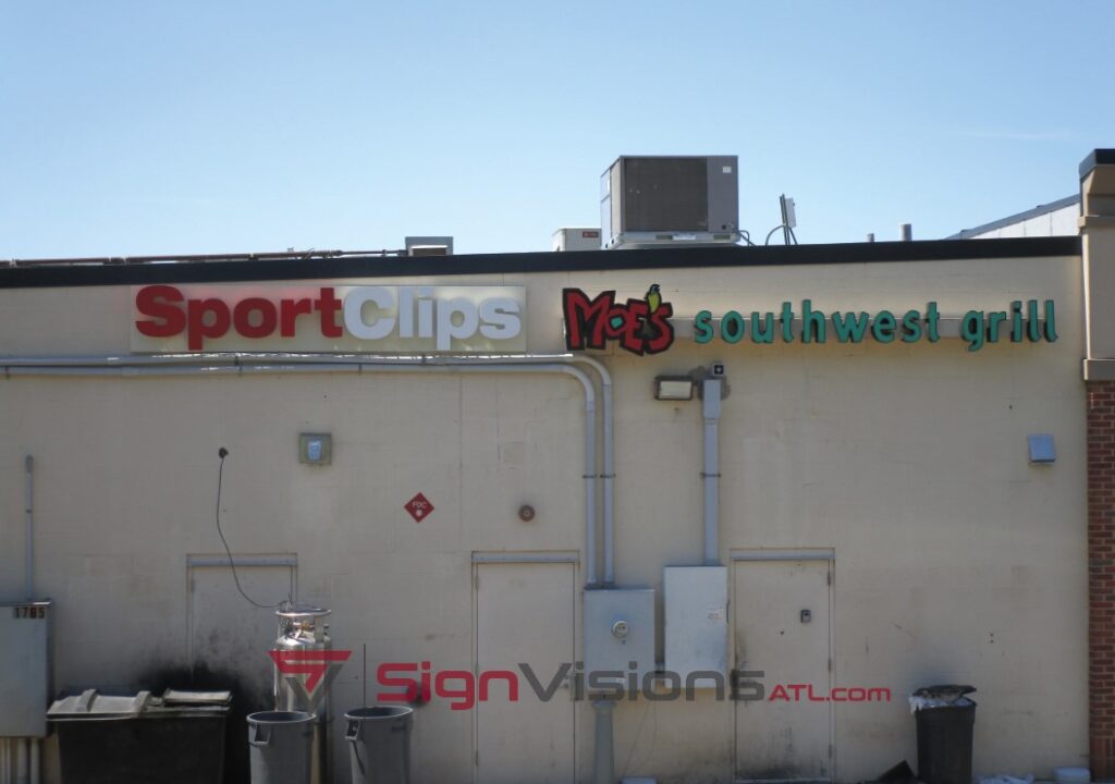 Business Relocation Signs in Carrolton GA for Sports Clips Haircuts!